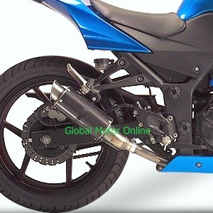 HOT BODIES MGP 08-12 Ninja 250R スリップオン マフラー 50802- - FC2ショッピングモール