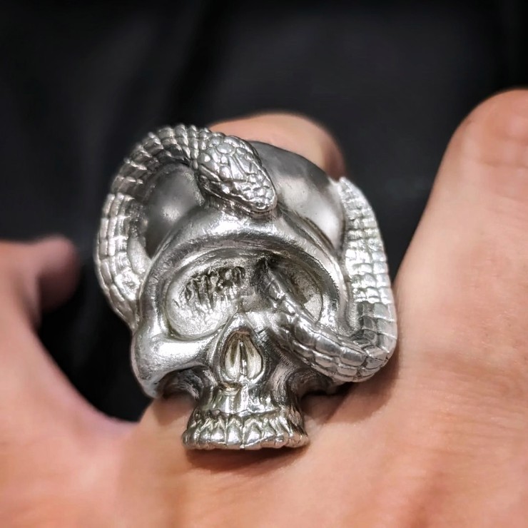 Skull Snake Ring - 8UP