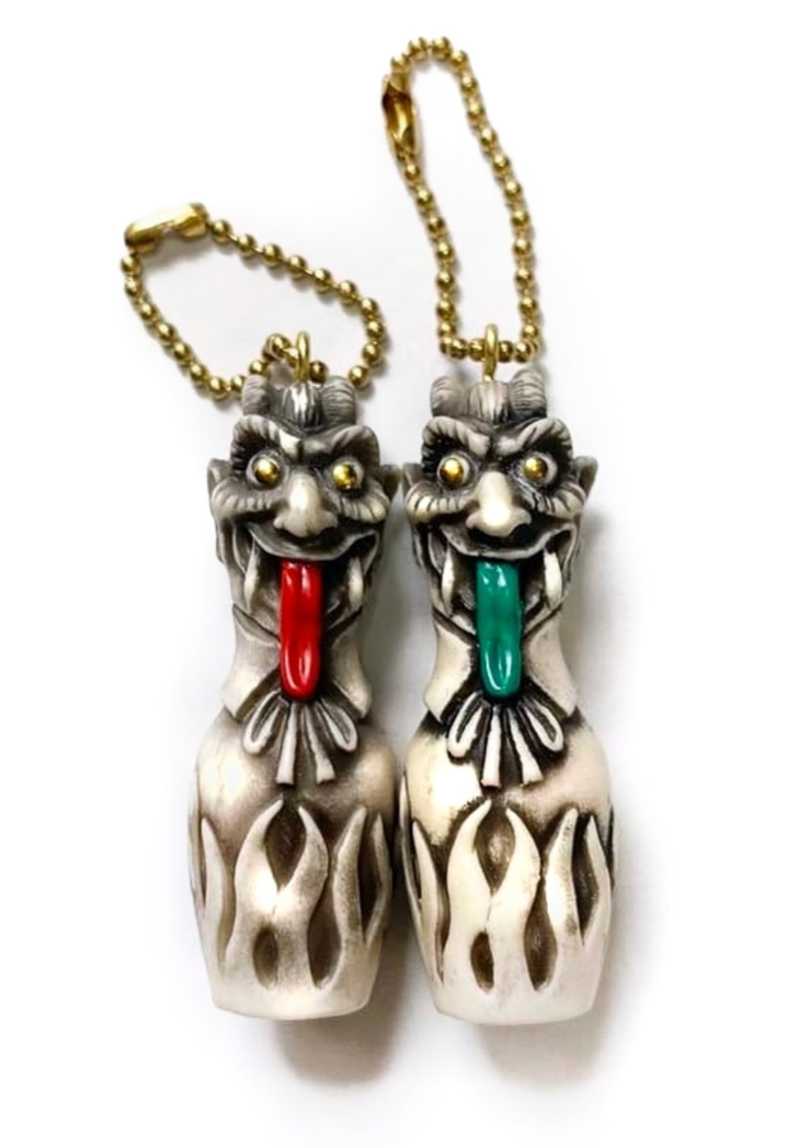 R MODELS Devil Bowling Pin Key Chain - 8UP