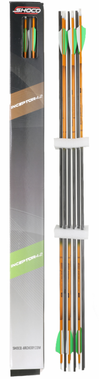 SHOCQ インセプター4.2 半完成矢 - TLA -Target Line Archery- アーチェリー用品インターネット販売