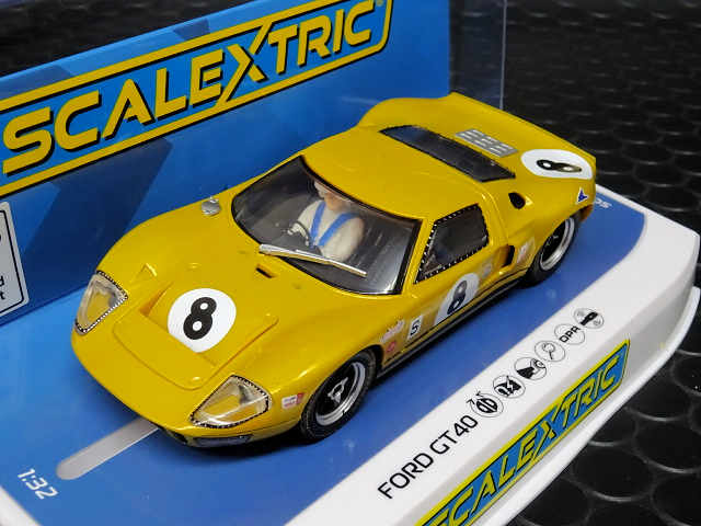Scalextric 1/32 ｽﾛｯﾄｶｰ C4495 Ford GT40 BOAC 500 1968 Drury / Holland ...