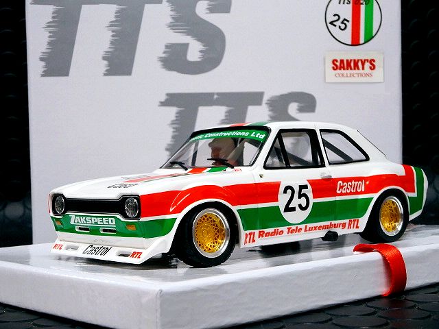 BRM 1/24 ｽﾛｯﾄｶｰ TS-020 Ford Escort Mk1 ＃25 ”Team Zakspeed/Castrol ” 1/ ...