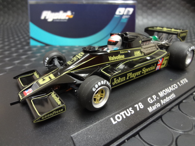 FLY 1/32 ｽﾛｯﾄｶｰ 058106 LOTUS 78 "J.P.S" #5/ MARIO ANDRETTI MONACO-GP 1978 お待ちかねM.アンドレッティー！ 待望の再 ...
