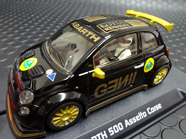 NSR 1/32ｽﾛｯﾄｶｰ 1141sw Fiat Abarth 500 Assetto Course "Lotus F1 Tribute ...