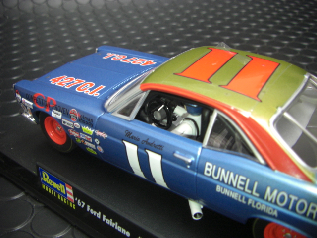 Monogram/Revell 1/32ｽﾛｯﾄｶｰ 4895 Ford Fairlane / 1967 #11 MarioAndretti ...