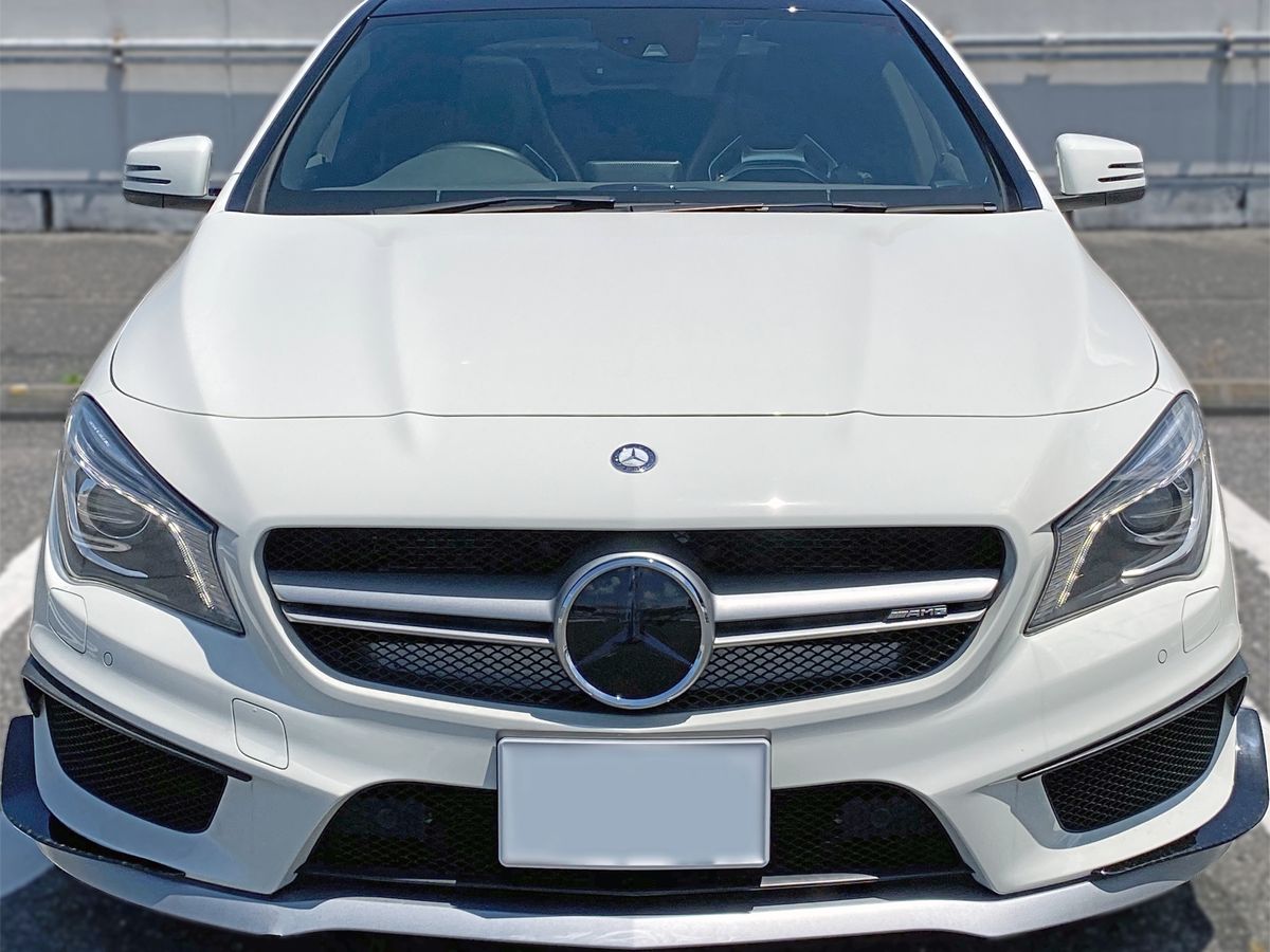 Tint+ メルセデスベンツ CLAクラス C117/X117 クーペ/シューティングブレーク フロントエンブレム 用 (スモーク) - DCP STORE