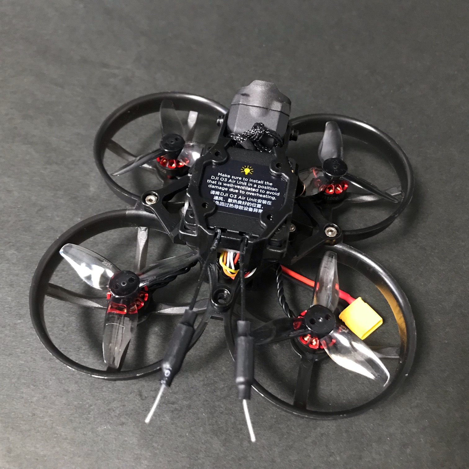 HAPPY MODEL MOBULA8 HD DJI O3 - GOLD STONE PRODUCTS