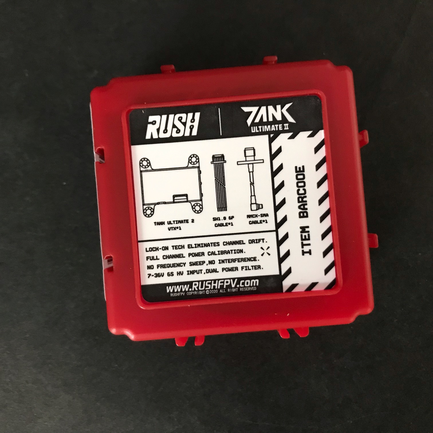 RUSH - TANK Ultimate Plus2 PIT/25/200/500/800mW 48ch FPV Racing VTX ...