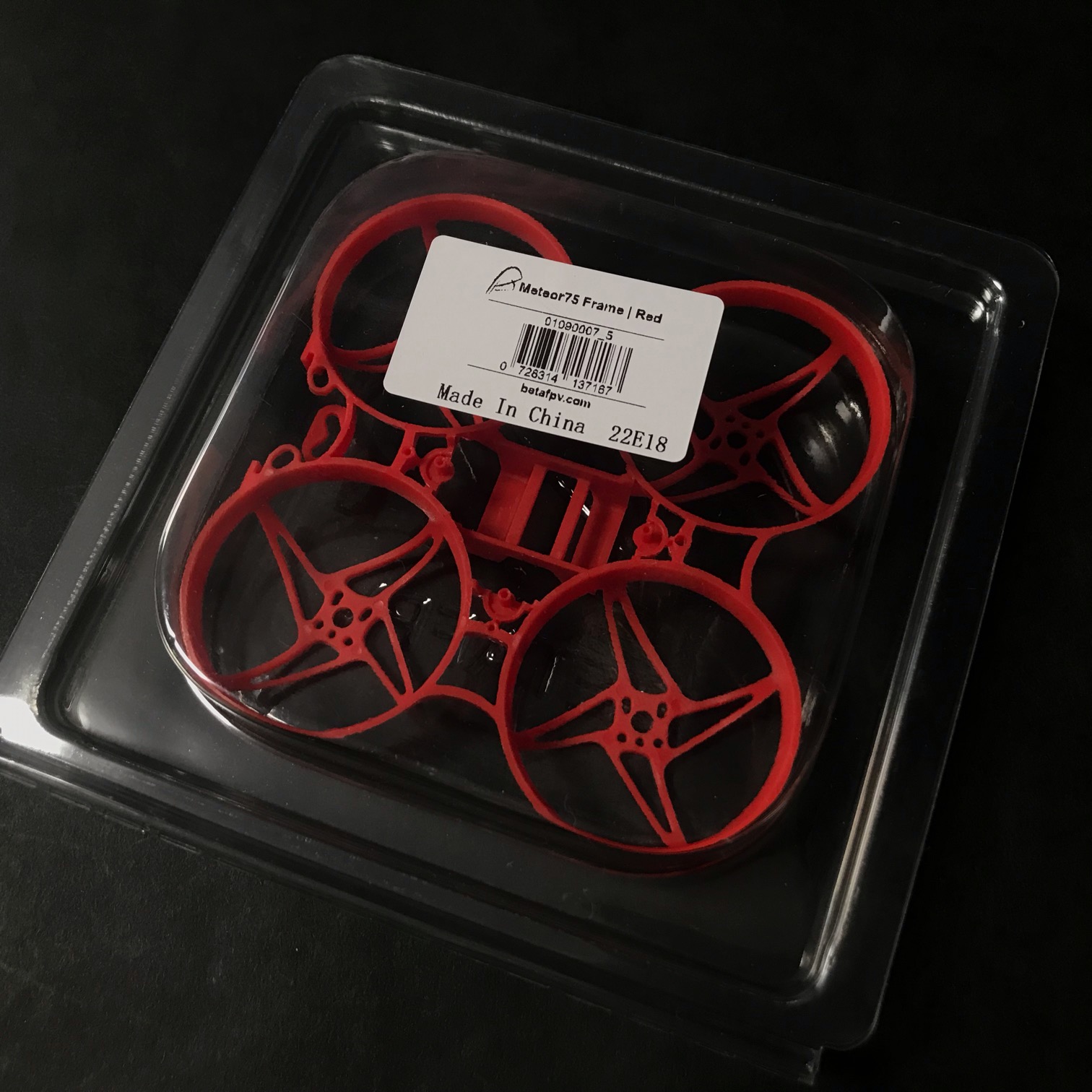 BETAFPV Meteor75 Micro Brushless Whoop Frame Red - GOLD STONE PRODUCTS