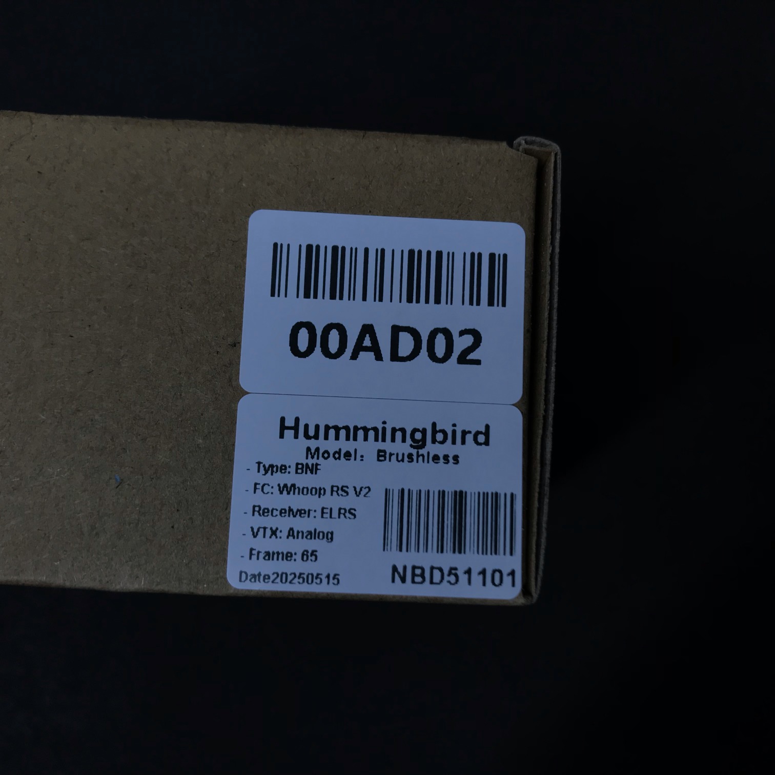 NEWBEE DRONE Hummingbird Whoop RaceSpec V2 BNF – The Ultimate Racing ...