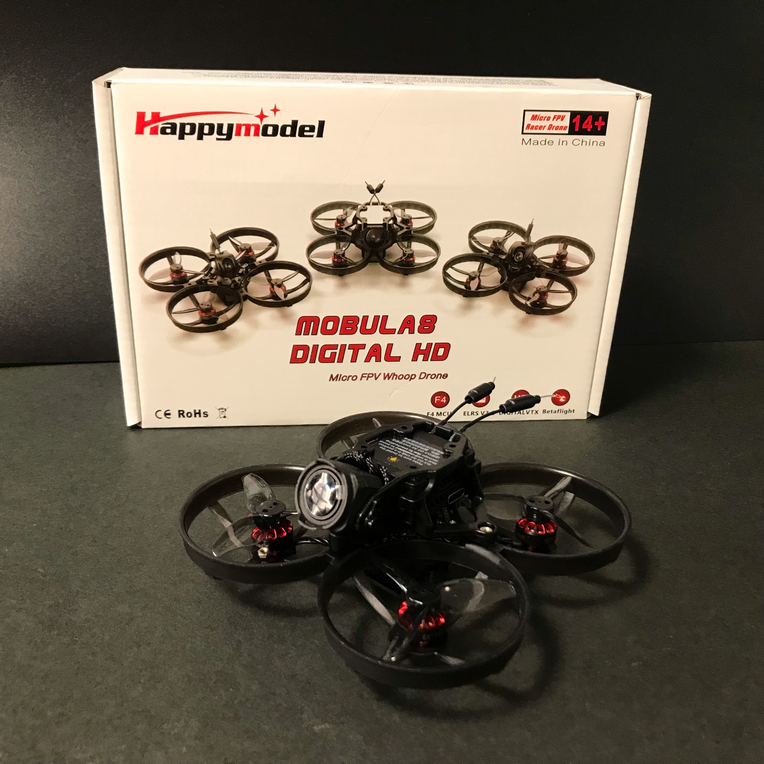 HAPPY MODEL MOBULA8 HD DJI O3 - GOLD STONE PRODUCTS