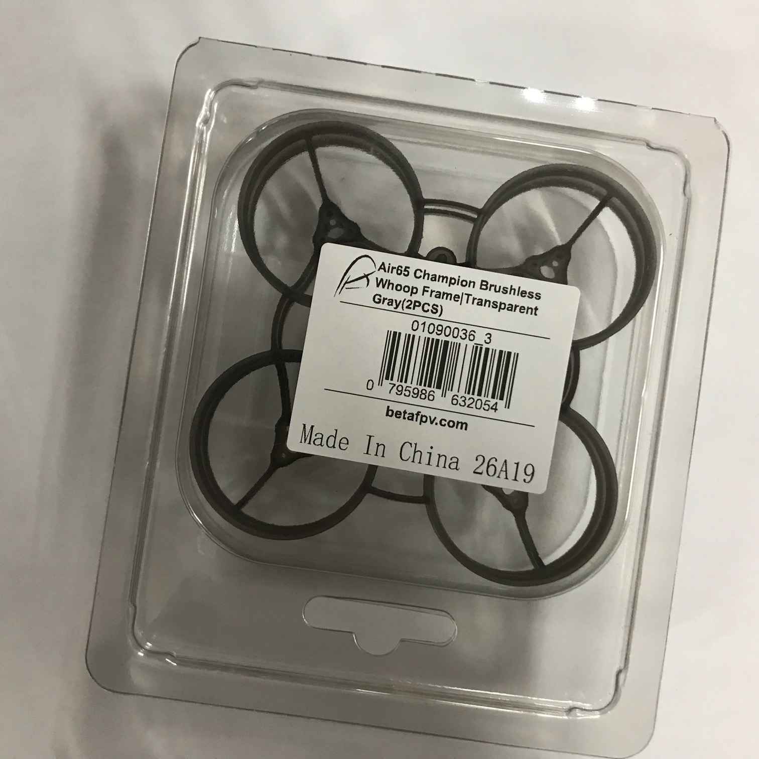 BETAFPV Air65 Champion Brushless Whoop Frame Transparent Gray - GOLD ...