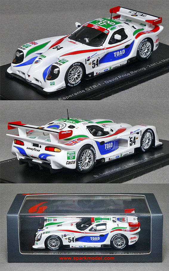 S4869 パノス エンペランテGTR-1 [David Price Racing]（No.54）1997ル・マン24時間レース - ミニカー ...