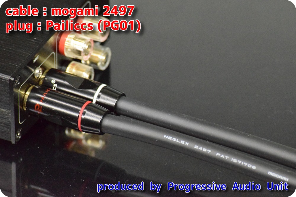 mogami 2497＋金メッキプラグ（PG01）★ - Progressive Audio Unit