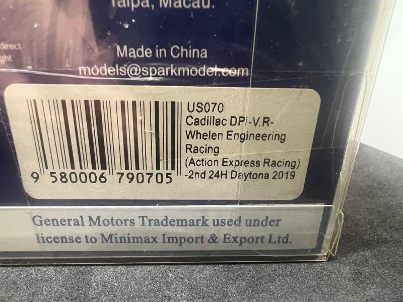 US070 SPARK スパーク 1/43 キャデラック DPi-V.R #31 Whelen Engineering Racing 2nd ...