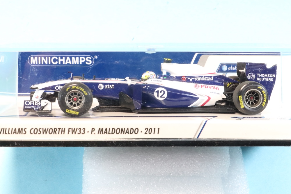 410110012 ミニチャンプス 1/43 AT＆T ウィリアムズ コスワース FW33 P.マルドナド 2011 - ミニカー キット ...