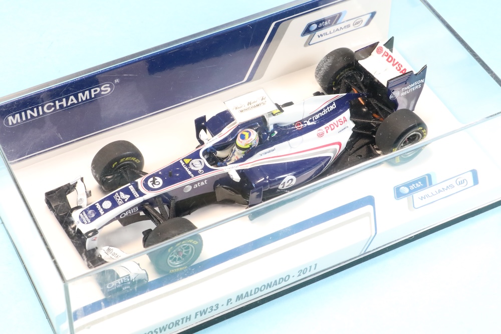 410110012 ミニチャンプス 1/43 AT＆T ウィリアムズ コスワース FW33 P.マルドナド 2011 - ミニカー キット ...