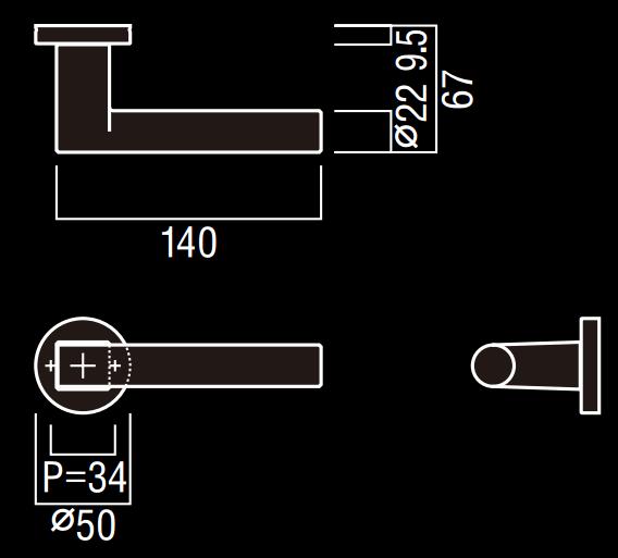 UNION UL1049-001 ステンレス ヘアライン - LOCKS UNION ユニオン社製品通信販売 レバーハンドル 建具金物 Ver.