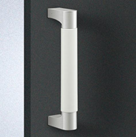 UNION T261-57-079 ABS ホワイト＋ユニキャスト シルバー - LOCKS ユニオン社製品通信販売 ドアハンドル Ver.