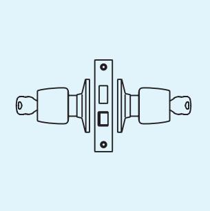 GOAL P-UC-6 Q 11 BS64mm DT33～42mm キー3本付属 両シリンダー錠 - LOCKS GOAL ゴール社製品通信販売 一般錠 Ver.