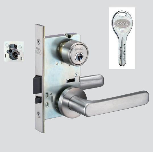 GOAL V-LHL-7 NU 11S (R4U) BS64mm DT33～42mm キー3本付属 - LOCKS GOAL ゴール社製品通信販売 一般錠 Ver.