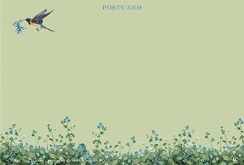 【数量・期間限定/PWI】 2024年ハピグリ切手 マッチングカード （うさぎ） - shutterbug postcards