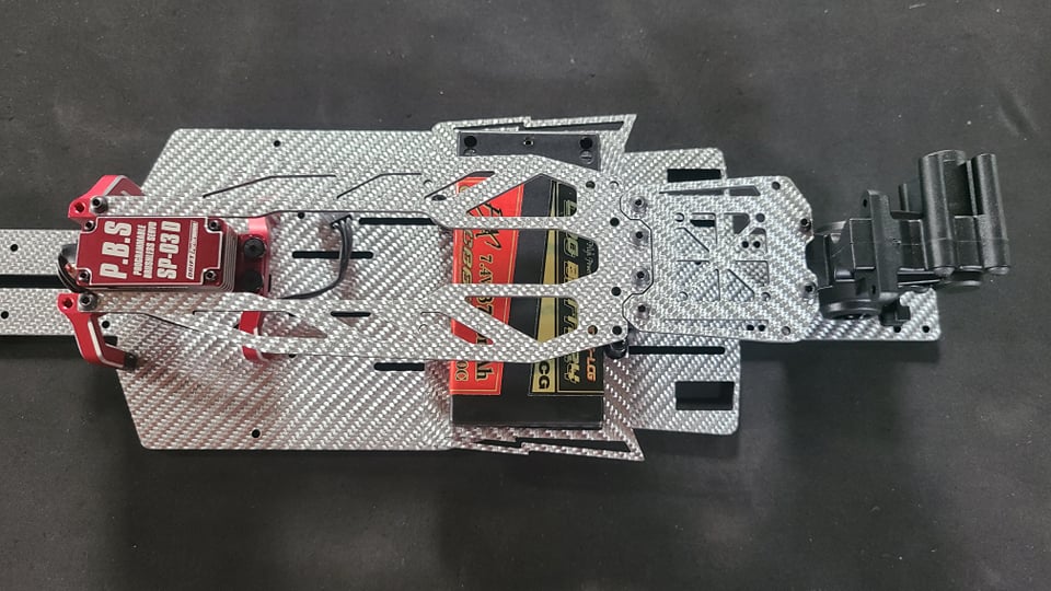 TS-538 YD-2RR用 2.4mmカーボンリヤアッパーデッキ Ver.我流 ブラックカーボン(艶無) - RC CRAZY ...