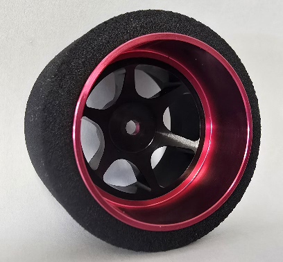 RM-F1-6-D-BKRD ディーラー限定 SANWA社（M17） . FUTABA社（10PX）プロポ用 F1ホイール型プロポハンドル ダブルアルマイト （D艷有BK .R艶有RD）生産数 ...