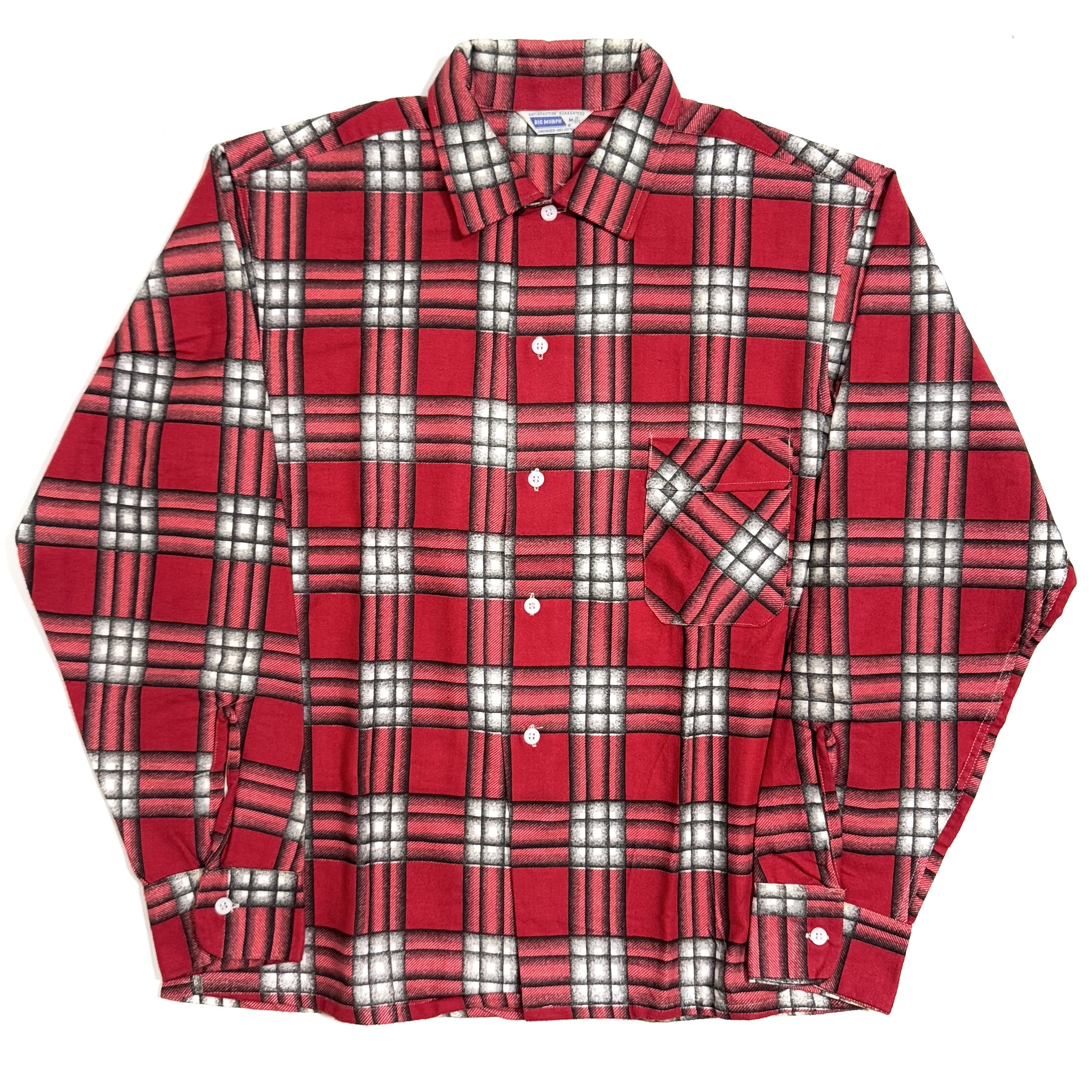 60s BIG MURPH DEAD STOCK PRINT FLANNEL SHIRT. - 古着屋【True vintage】ヴィンテージ ...