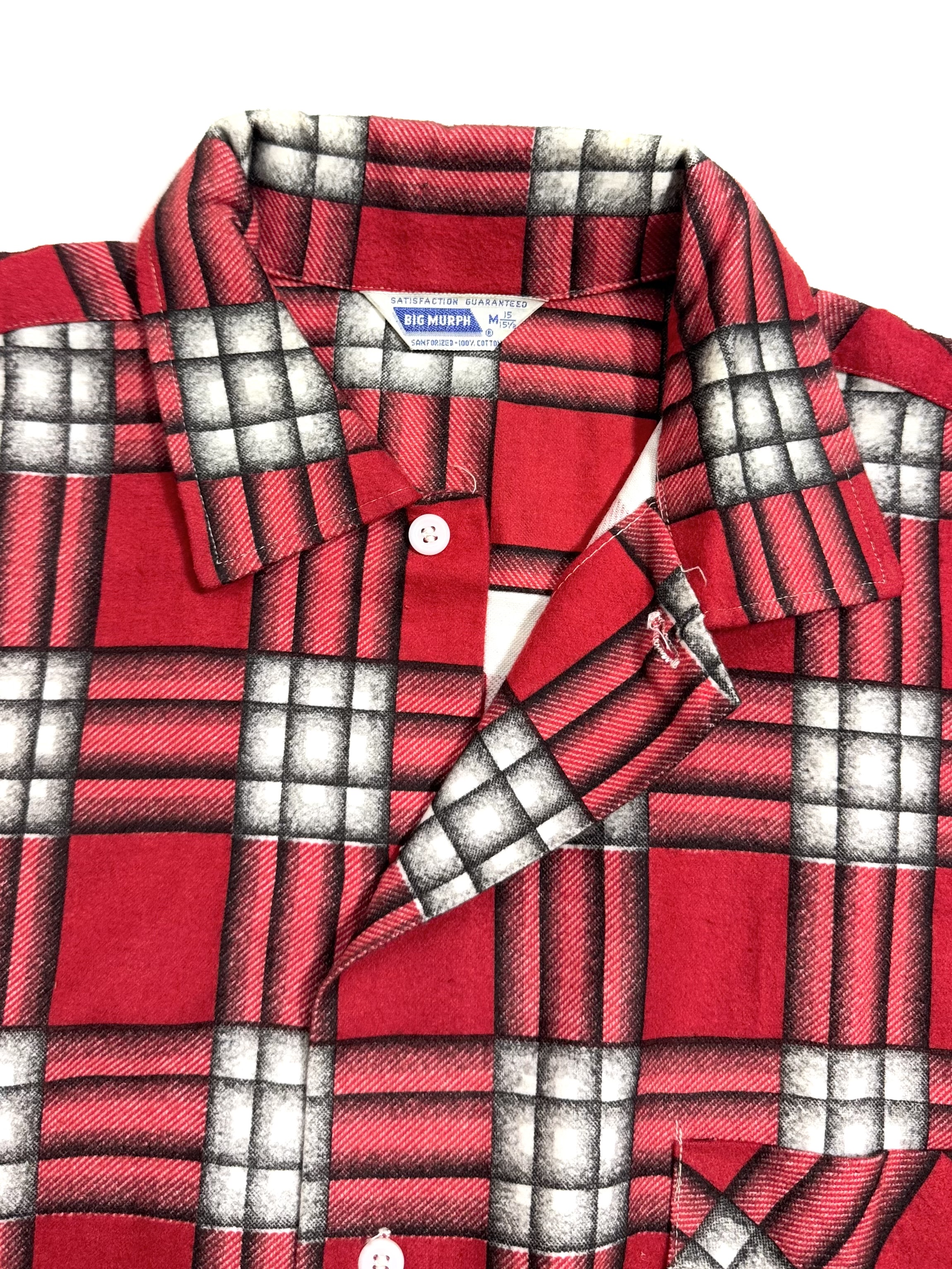 60s BIG MURPH DEAD STOCK PRINT FLANNEL SHIRT. - 古着屋【True vintage】ヴィンテージ ...