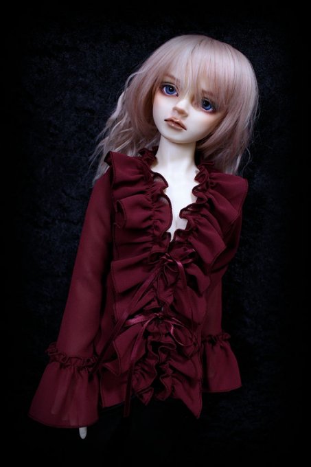 受注製作 SDGrB/SD13B フリルブラウス（カラー選択） - 月の宵宮