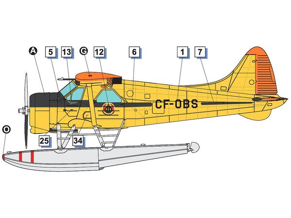 ドラウイングス DWS48060J1/48 南極観測船 宗谷 搭載機 DHC-2 ｢昭和号」 - ホビーショップ ウイングレット