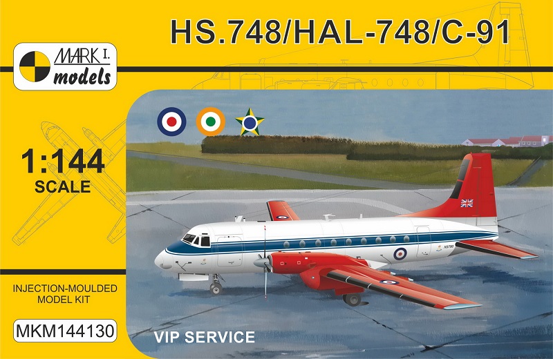 マークⅠモデル MKM144130 1/144 HS.748/HAL-748/C-91「VIP機」 - ホビーショップ ウイングレット