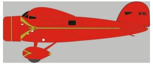 DRAW 1:48 Amelia Earhart Lockheed Vega 5B "Little Red Wagon"＜ご予約＞ - ホビー ...